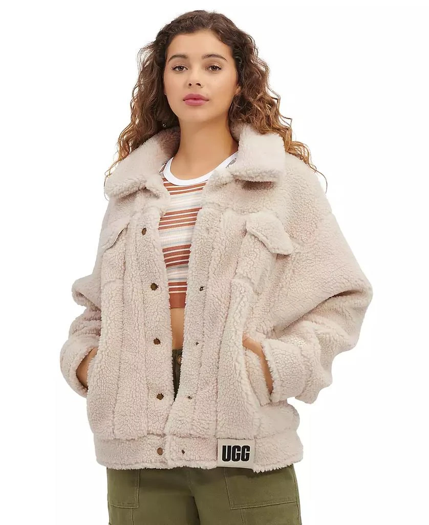 UGG UGG Women's Frankie Sherpa Fleece Trucker Jacket - Coats - Free ...