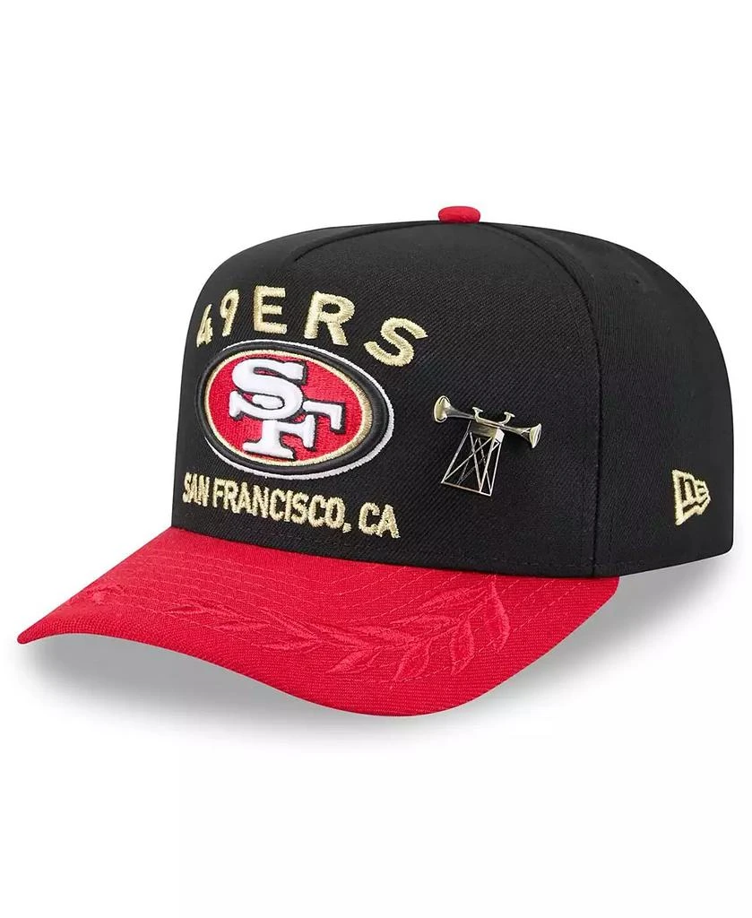 New Era Men's Black/Scarlet San Francisco 49ers 2025 NFL Draft On Stage ...