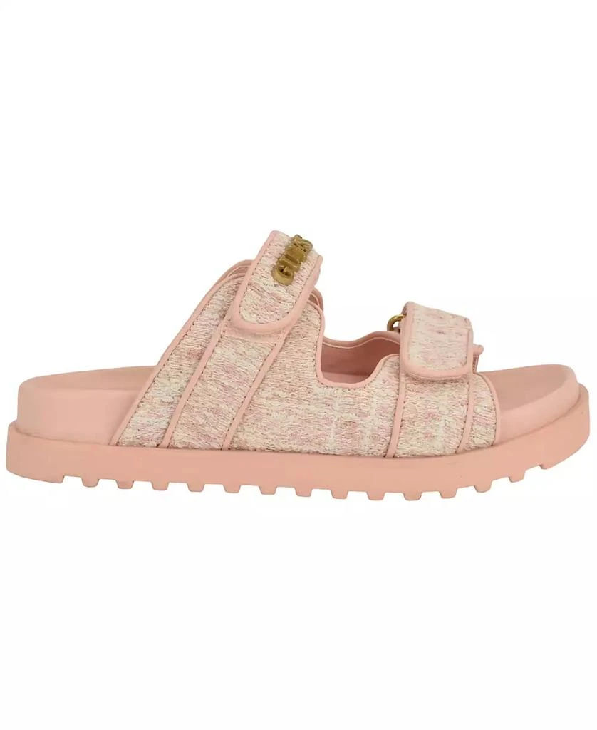 GUESS Women's Fabulon Two Strap Sporty Footbed Sandals - Shoes - Free ...