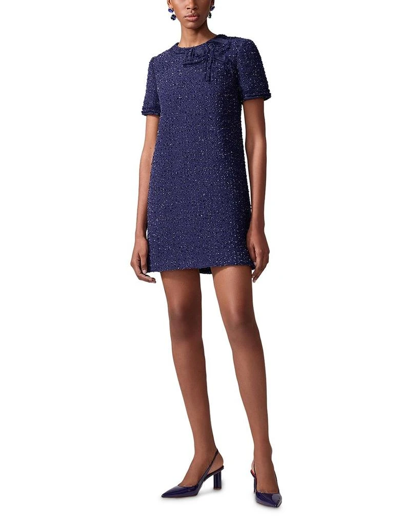 Carolina Herrera Tweed Mini Shift Dress - Dresses & Skirts - Free ...