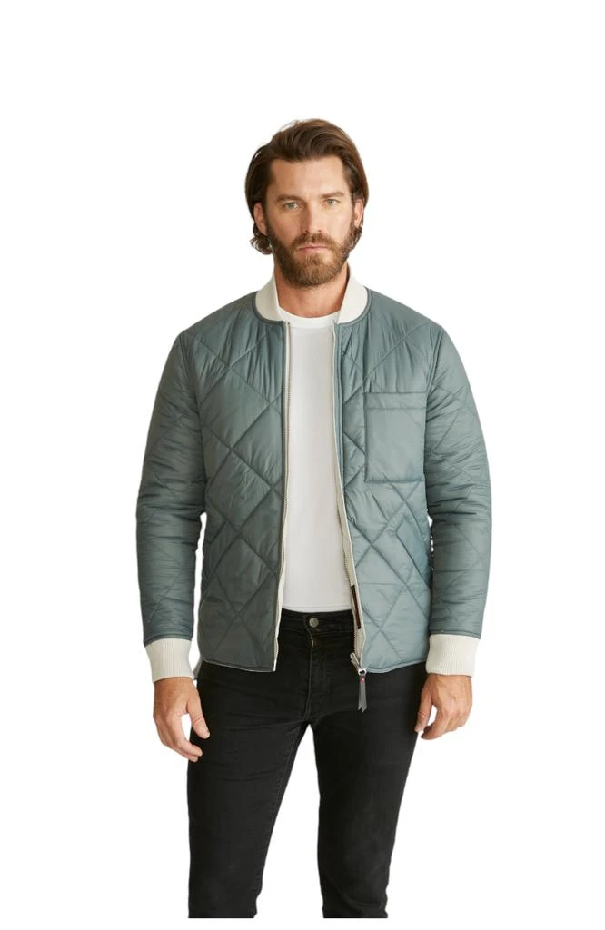 Robert Graham Men's Reversible Quilted Bomber Jacket - Jackets - Free ...