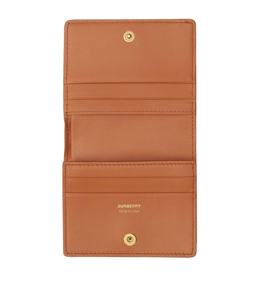 Burberry Leather TB Monogram Bifold Wallet - Wallets - BeyondStyle