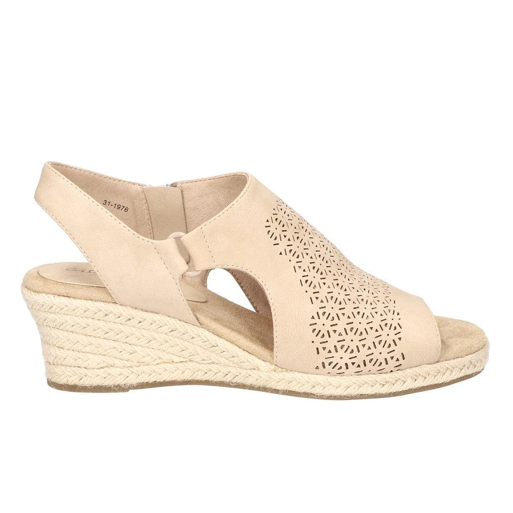 Easy Street Serena Cut-Outs Espadrille Wedge Sandals - Sandals - Free ...