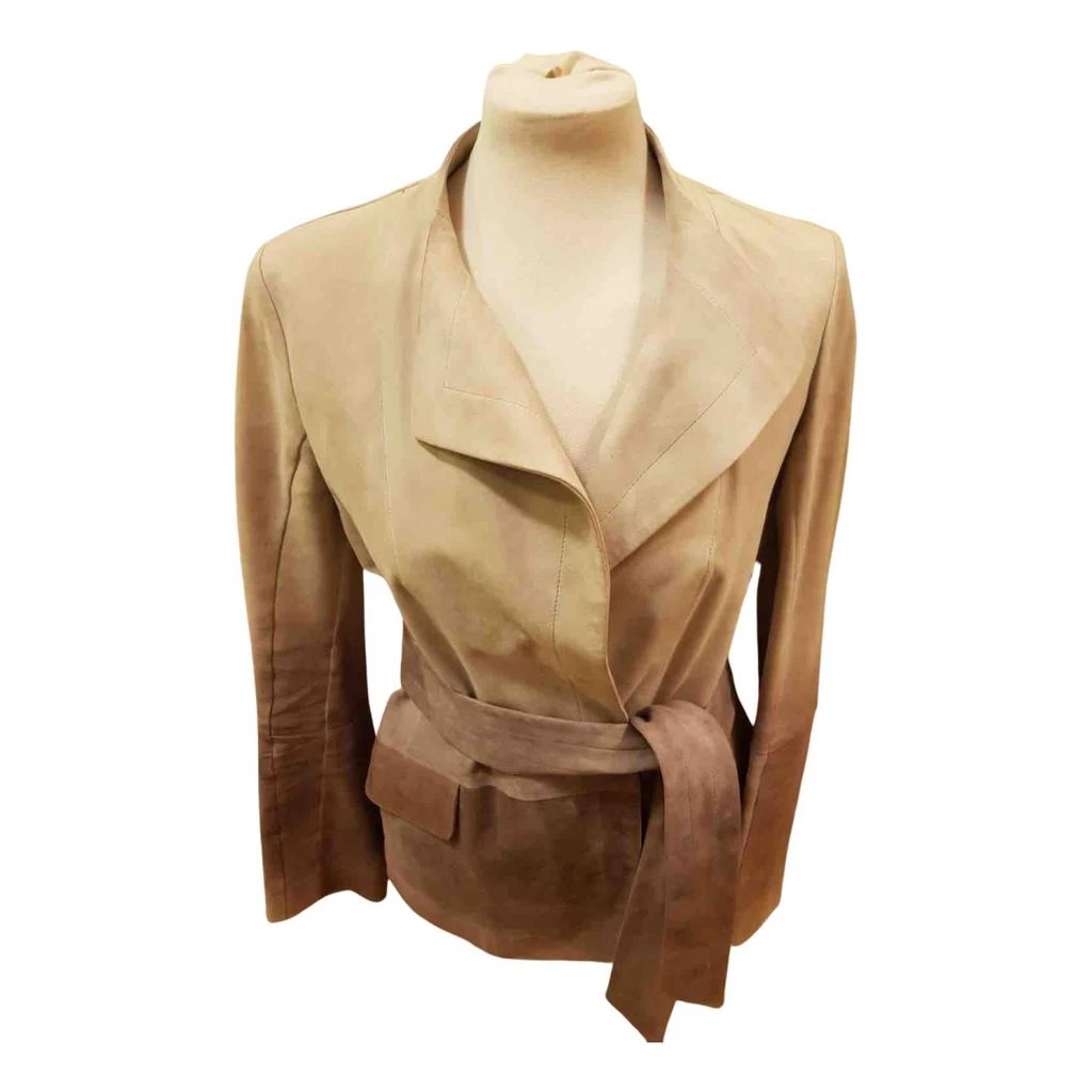 Escada Leather biker jacket – On Sale Now with Up to 66% Off | Discover ...