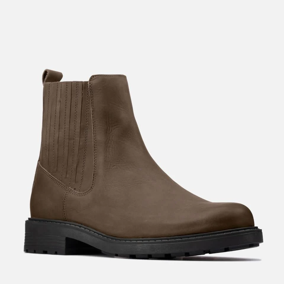 Clarks CLARKS ORINOCO 2 MID-LENGTH LEATHER CHELSEA BOOTS - BeyondStyle