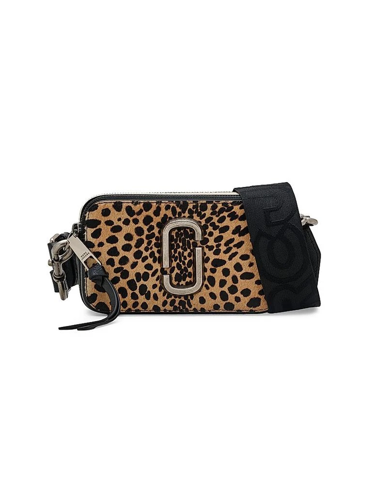 Marc Jacobs The Cheetah Calf Hair Snapshot Crossbody Bag - Crossbody ...