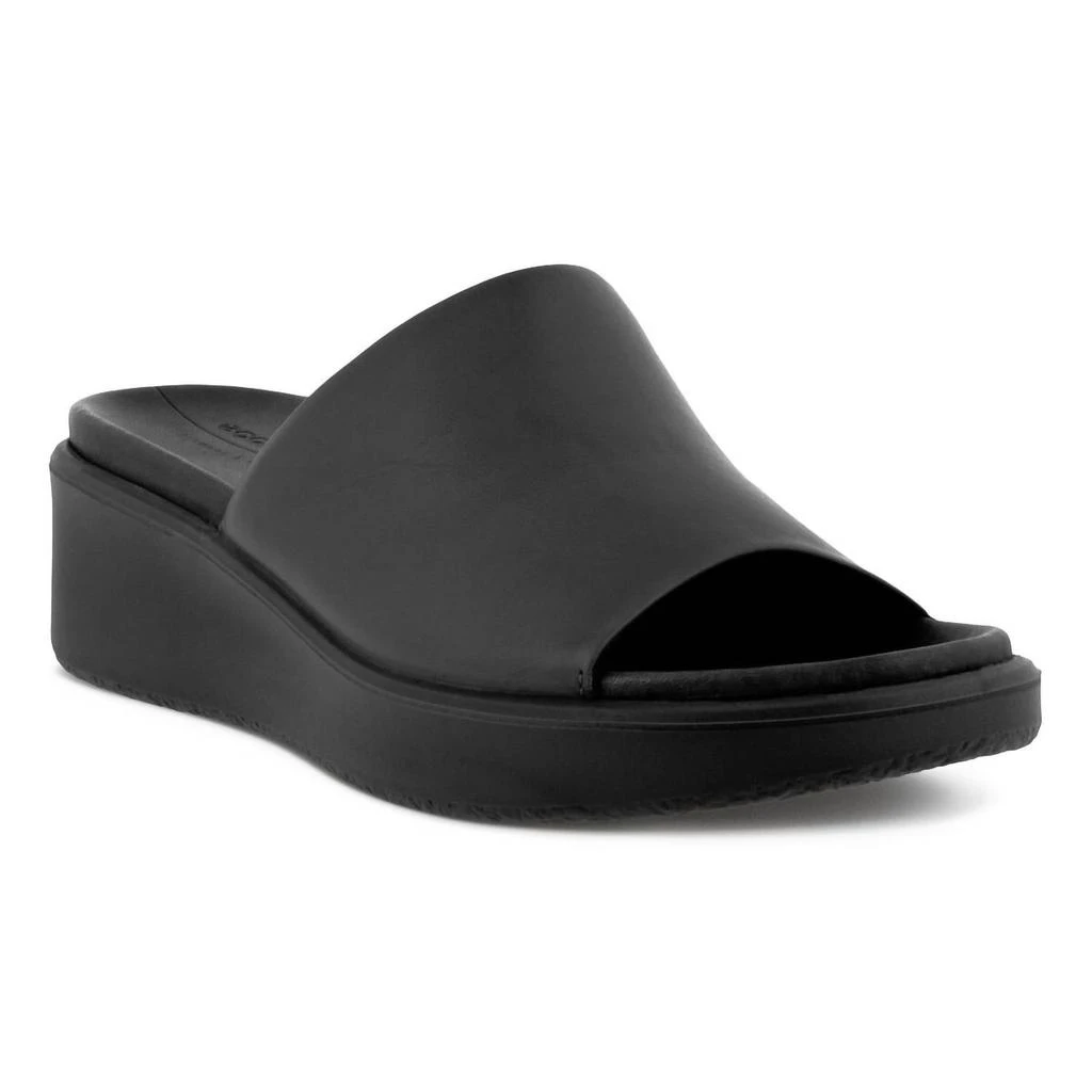 ECCO Women's Flowt Lx Wedge In Black - Wedge Sandals - Free Shipping ...