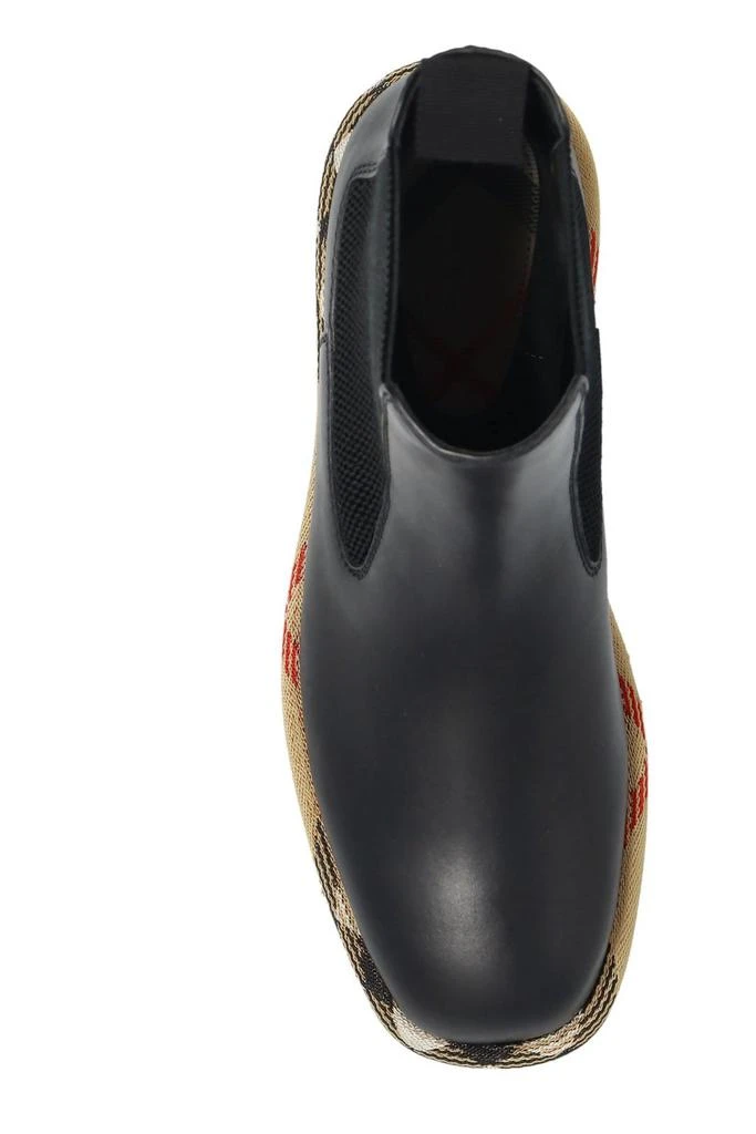 Burberry Leather Gravel Chelsea Boots – On Sale Now with Up to 46% Off ...