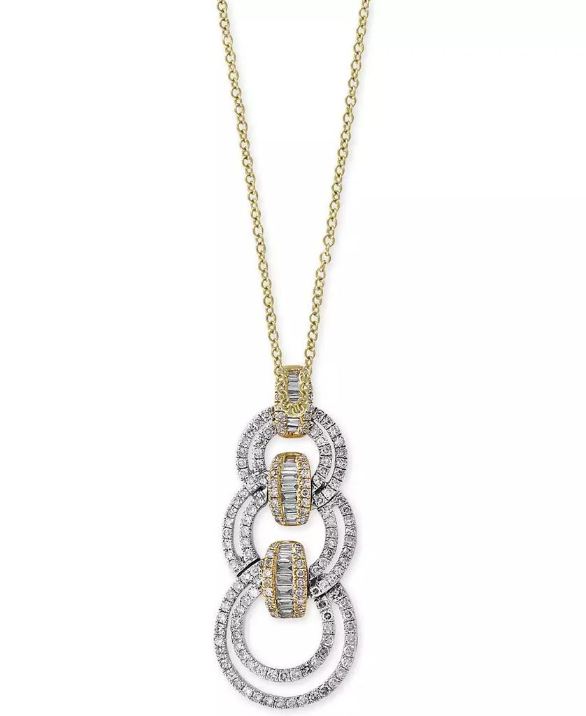 EFFY Collection Duo by EFFY® Diamond Link Pendant Necklace (7/8 ct. t.w ...