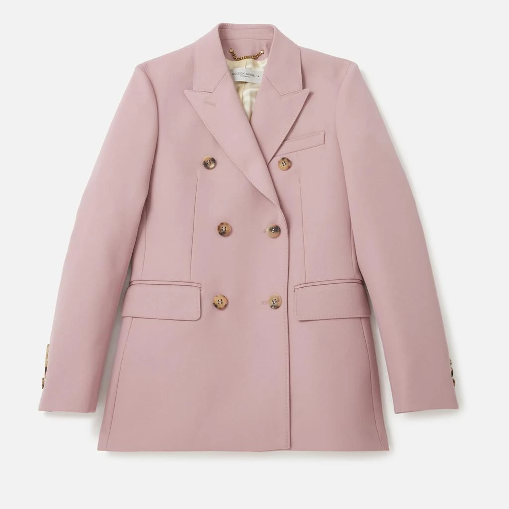 Golden Goose Double-Breasted Gabardine Blazer - Free Shipping - BeyondStyle