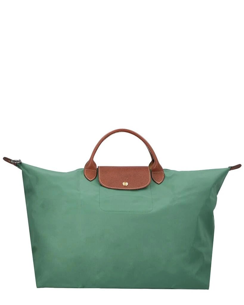 Longchamp Le Pliage Original Small Canvas & Leather Tote Travel Bag ...