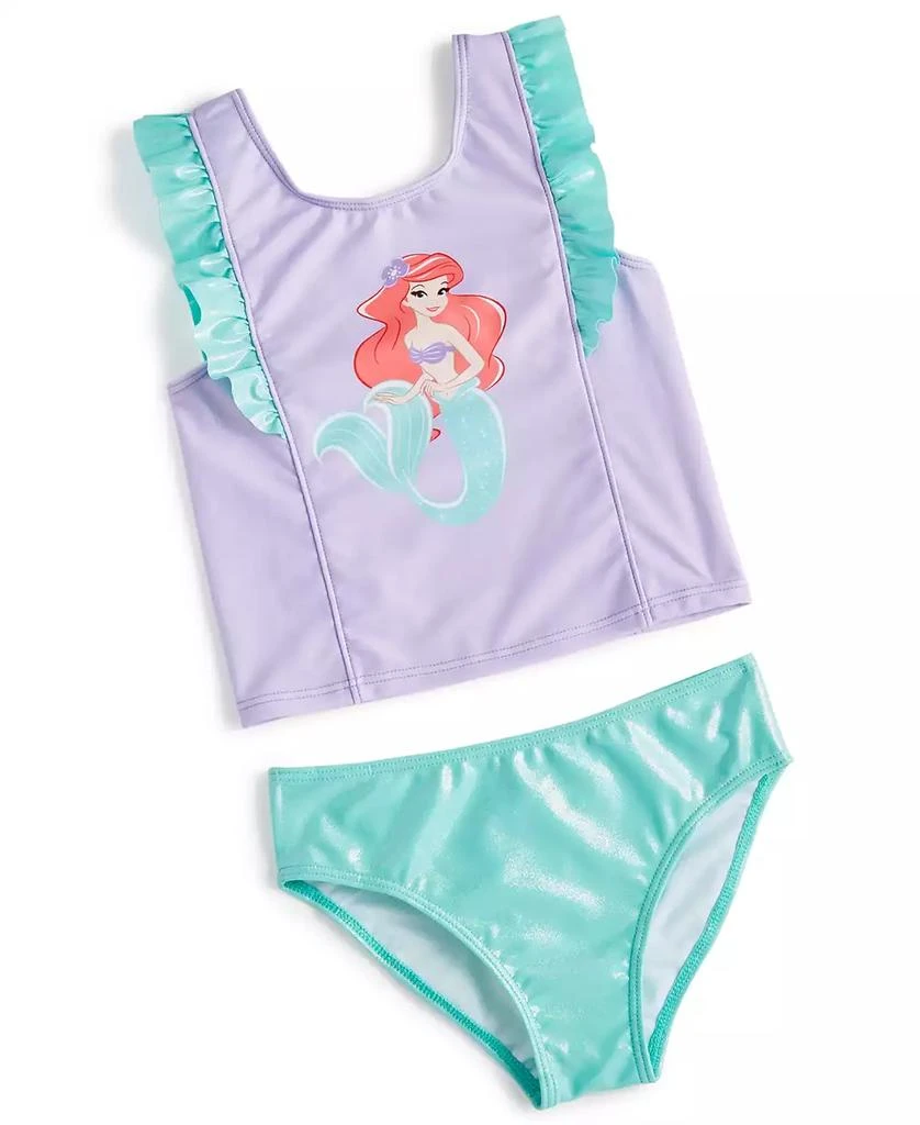 Disney Princess Little Girls The Little Mermaid Tankini Swimsuit, 2 ...