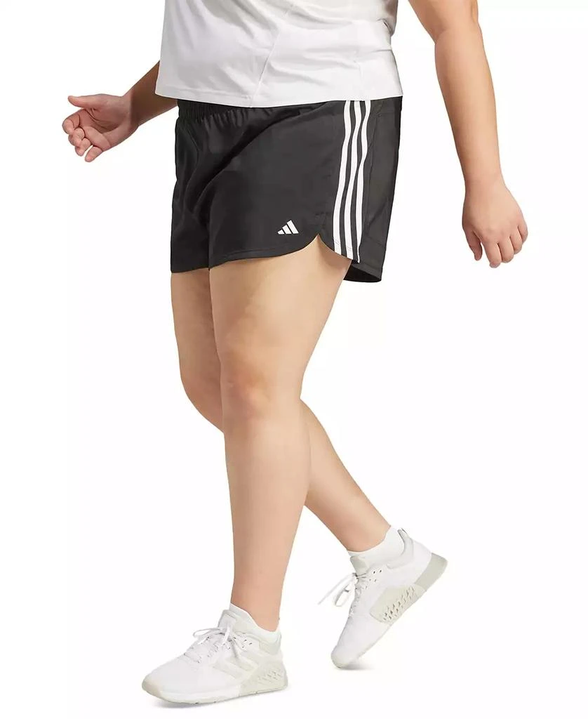 Plus Size Pacer Training 3-Stripes Woven High-Rise Shorts – On Sale Now ...