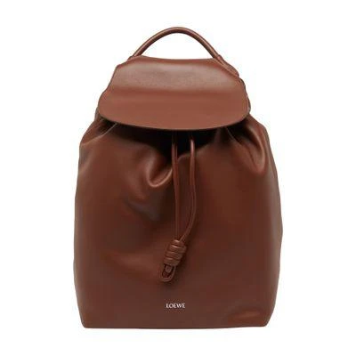 Loewe Flamenco backpack in supple shiny calf leather - Backpacks - Free ...