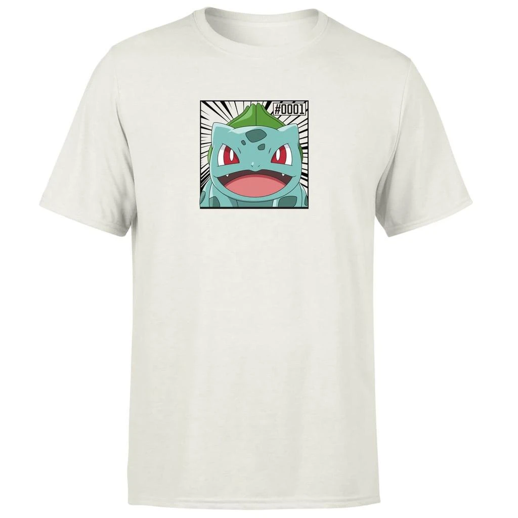 Original Hero Pokémon Pokédex Bulbasaur #0001 Men's T-Shirt - Cream - T ...