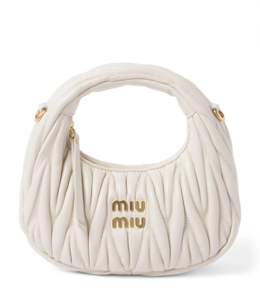 Miu Miu Mini Nappa Leather Wander Top-Handle Bag - Crossbody Bags ...
