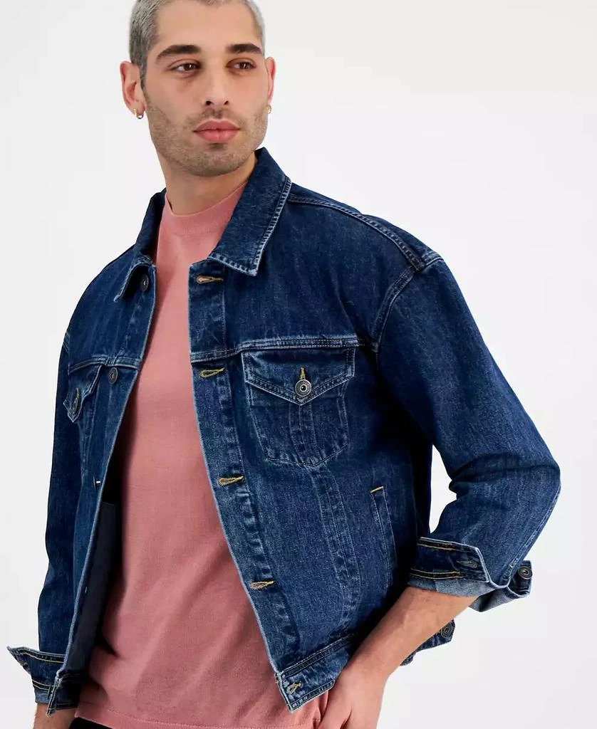 INC International Men's Denim Jacket, Created for Macy's - Jackets ...