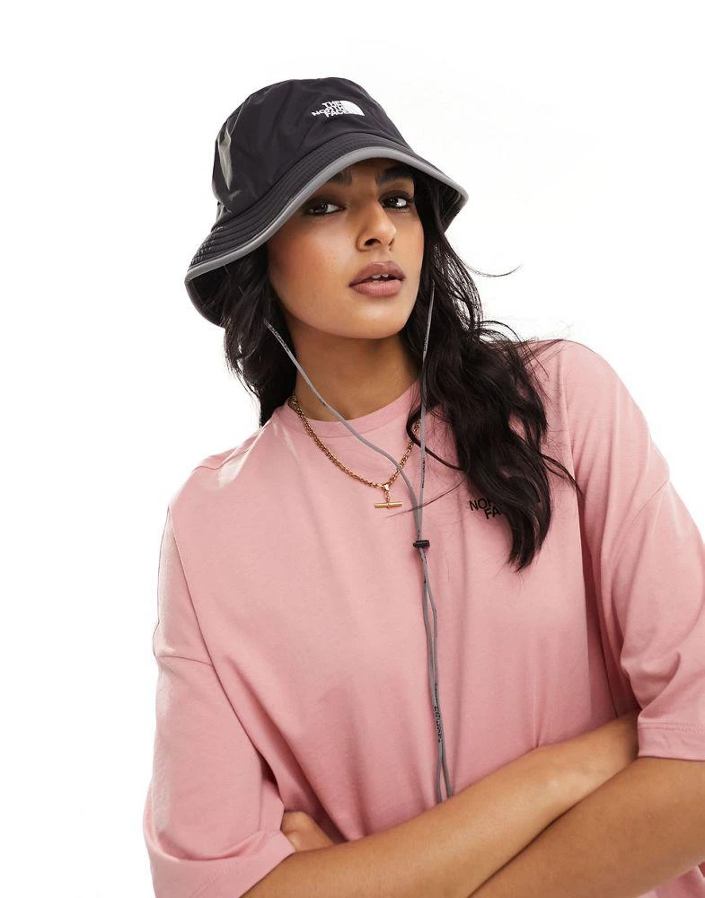 The North Face Antora logo rain hat in black – On Sale Now with Up to ...