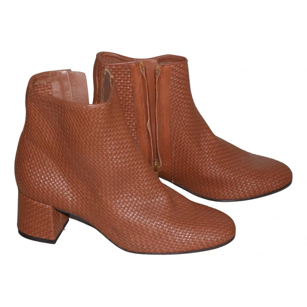 Souliers Martinez Souliers Martinez Leather ankle boots - Boots ...