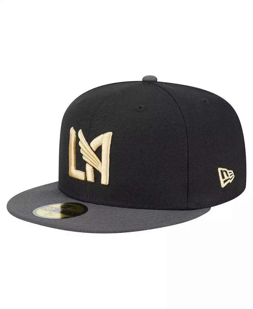 New Era Men's Black LAFC 2025 Kickoff 59FIFTY Fitted Hat - Hats ...