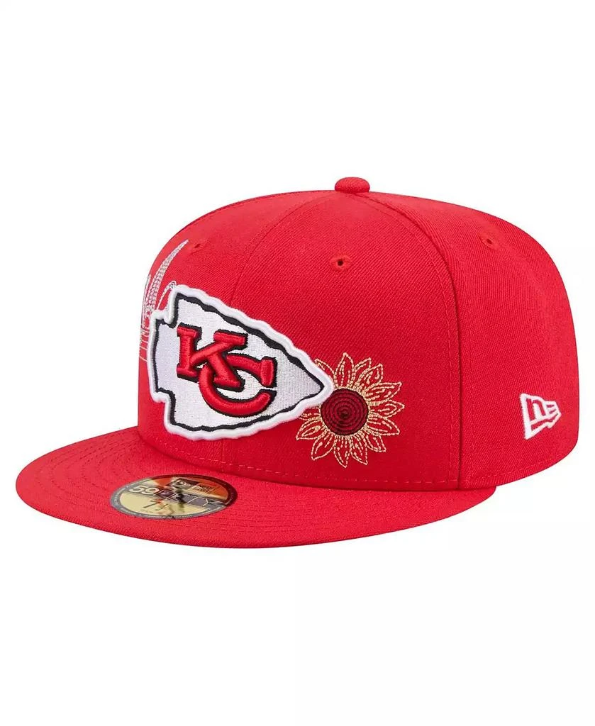 New Era Men's Red Kansas City Chiefs State Stitch 59FIFTY Fitted Hat ...