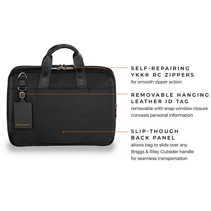 Briggs & Riley @Work Medium Expandable Brief - Briefcases - Free Shipping - BeyondStyle