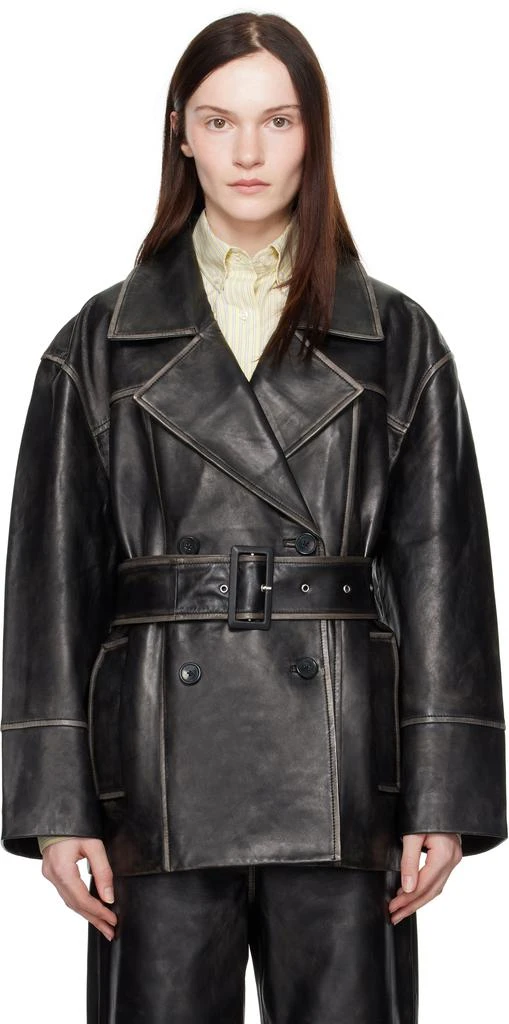 Stand Studio Black Willow Leather Jacket - Jackets - BeyondStyle
