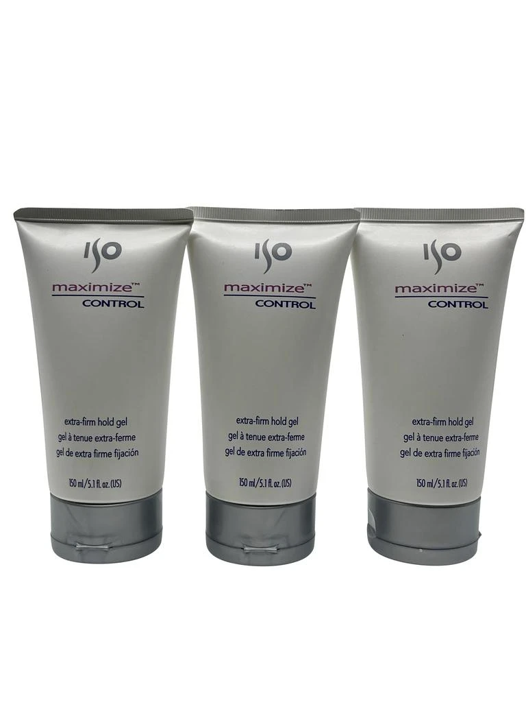 ISO Maximize Control Extra Firm Gel 5.1 OZ Set of 3 - Hair Care - Free ...