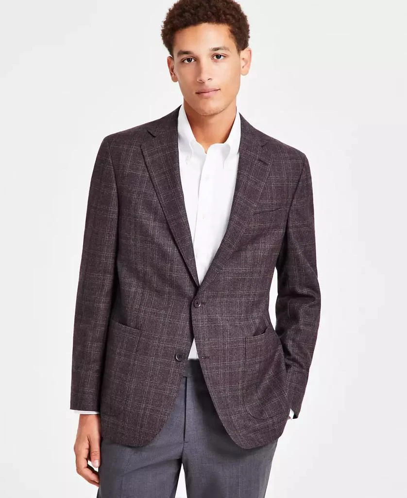 Brooks Brothers Men's Classic-Fit Wool Blend Sport Coat - Coats - Free ...