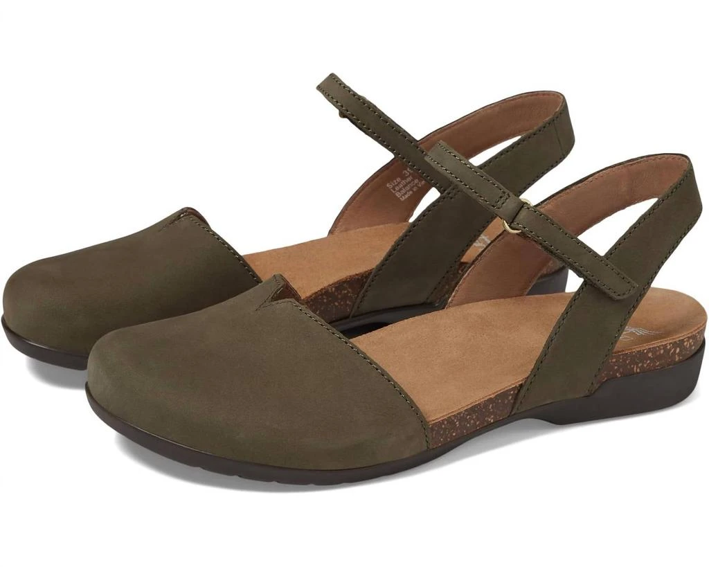 dansko Women Rowan Sandal In Ivy - Slippers - Free Shipping - BeyondStyle