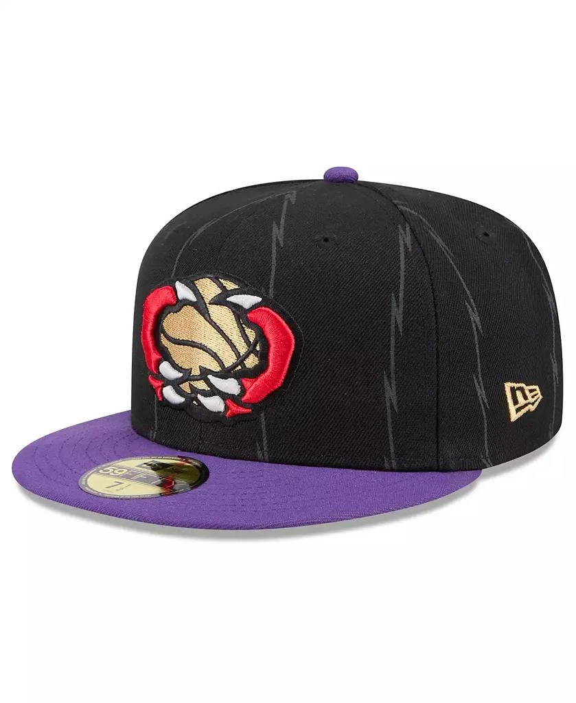 New Era Men's Black Toronto Raptors 2024/25 City Edition 59FIFTY Fitted ...