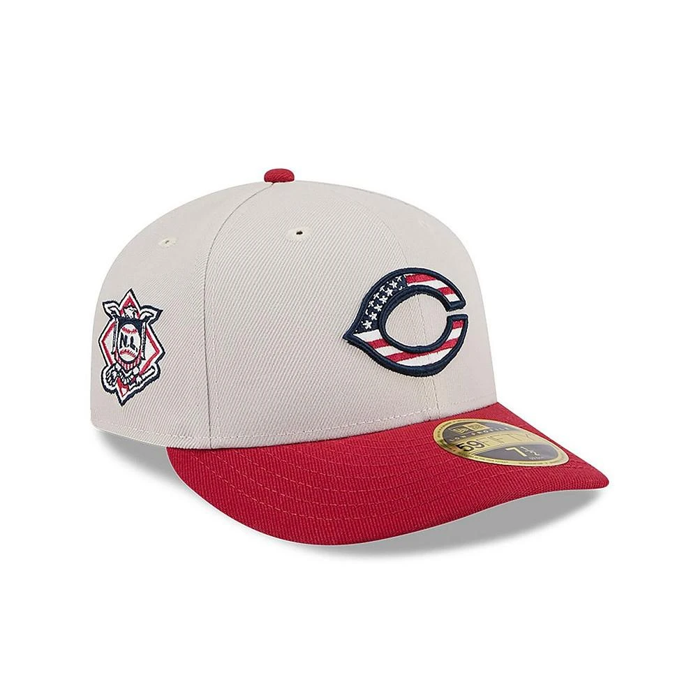 New Era Men's Red Cincinnati Reds 2024 Fourth of July Low Profile ...