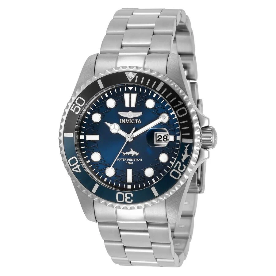 Invicta Pro Diver Quartz Blue Dial Batman Bezel Men's Watch 30807 - Men ...