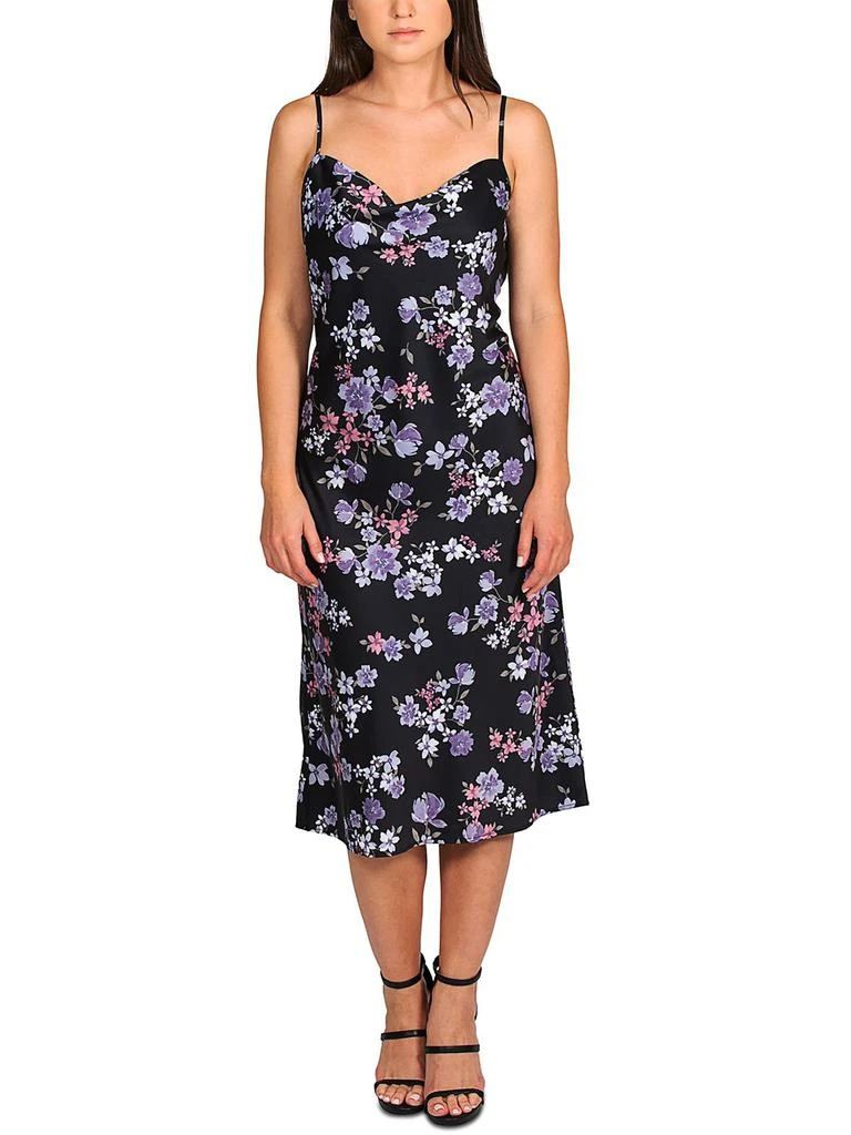 Hippie Rose Juniors Womens Satin Cowl Neck Slip Dress - Dresses ...