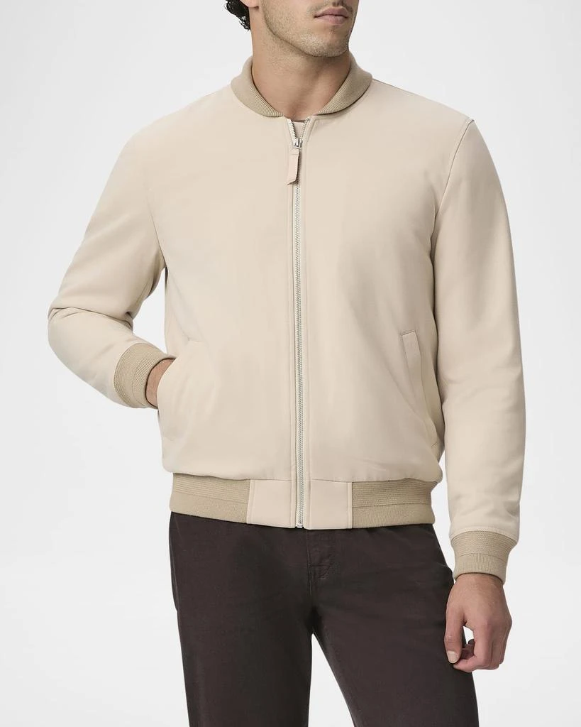 PAIGE Men's Timothy Twill Bomber Jacket - Jackets - Free Shipping ...