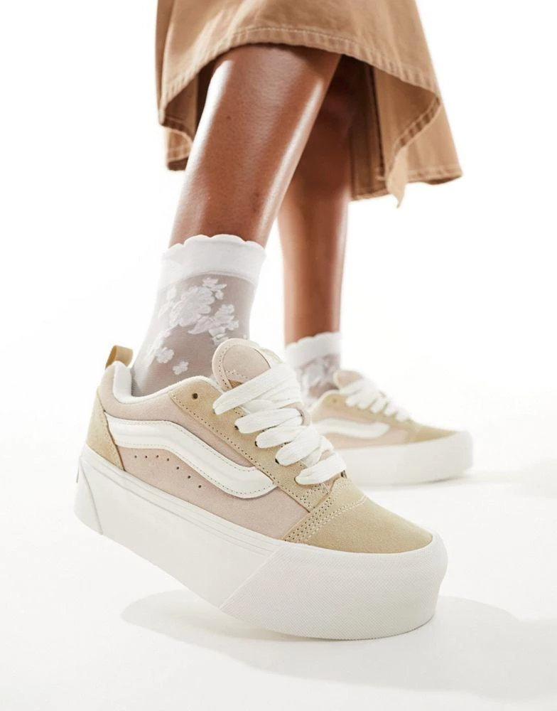 Vans Knu Stack trainers in light tan – On Sale Now with Up to 60% Off | Discover Exclusive Deals ...