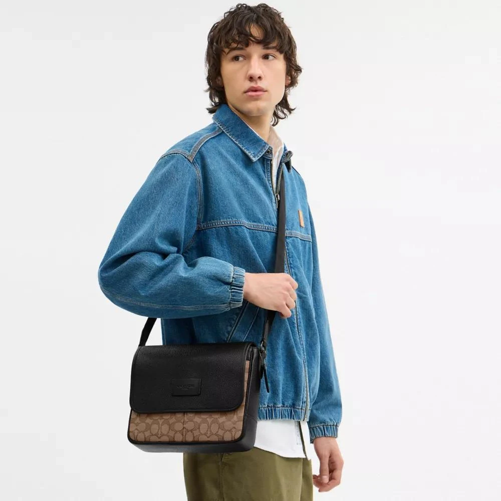 Coach Sprint Map Bag 25 In Signature Jacquard - Crossbody Bags