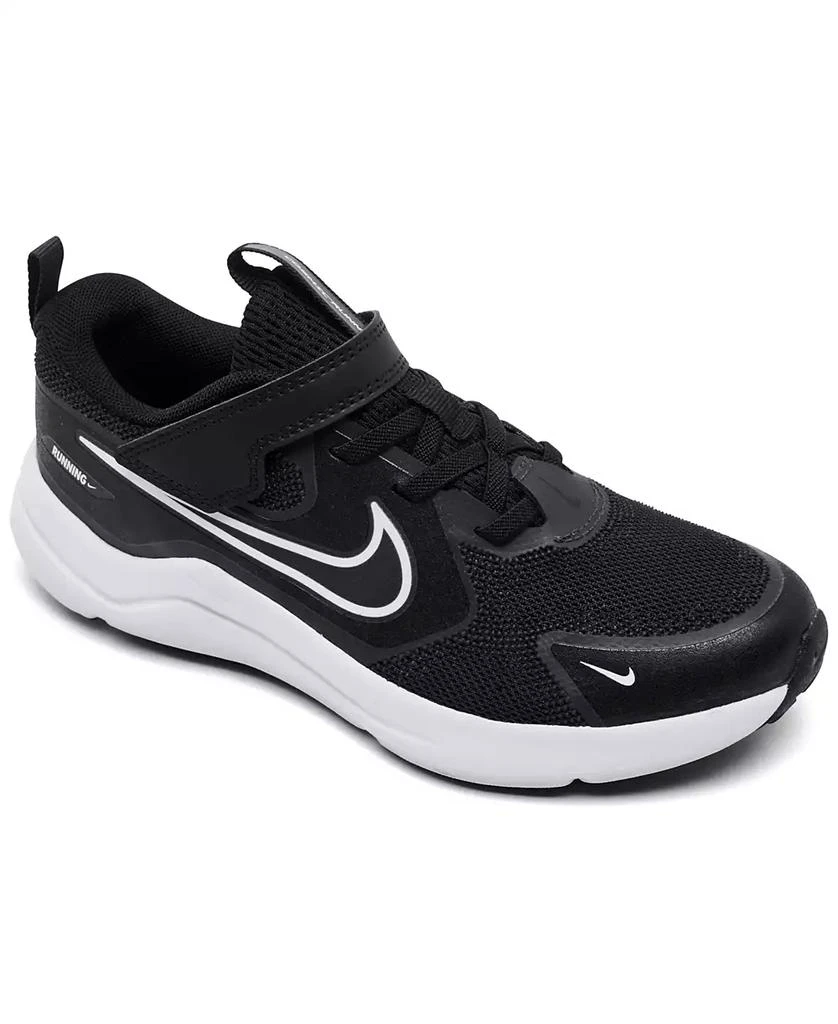 NIKE Little Kids Cosmic Runner Fastening Strap Running Sneakers from ...