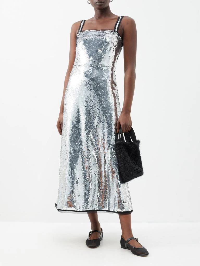 Molly Goddard Miranda sequinned midi dress - Dresses & Skirts - Free ...