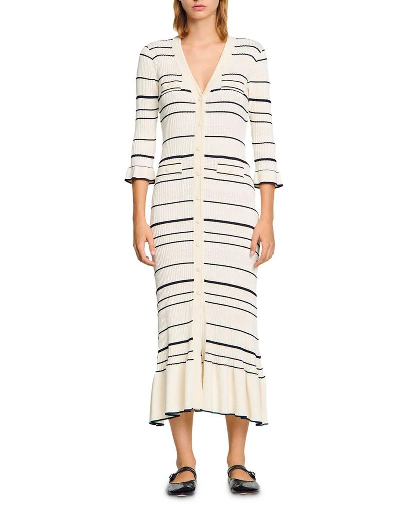 Sandro Striped Knit Maxi Dress - Dresses & Skirts - Free Shipping ...