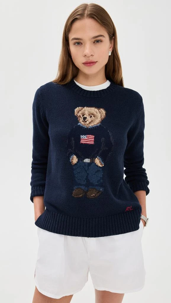 Shop American Flag Bear Sweater on Sale at BeyondStyle – Get Lowest ...
