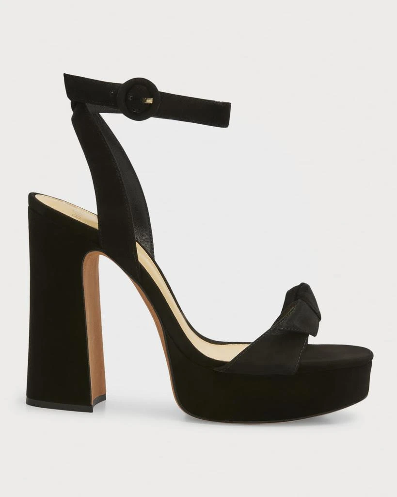 Alexandre Birman Clarita Curve Suede Platform Sandals - Shoes - Free ...
