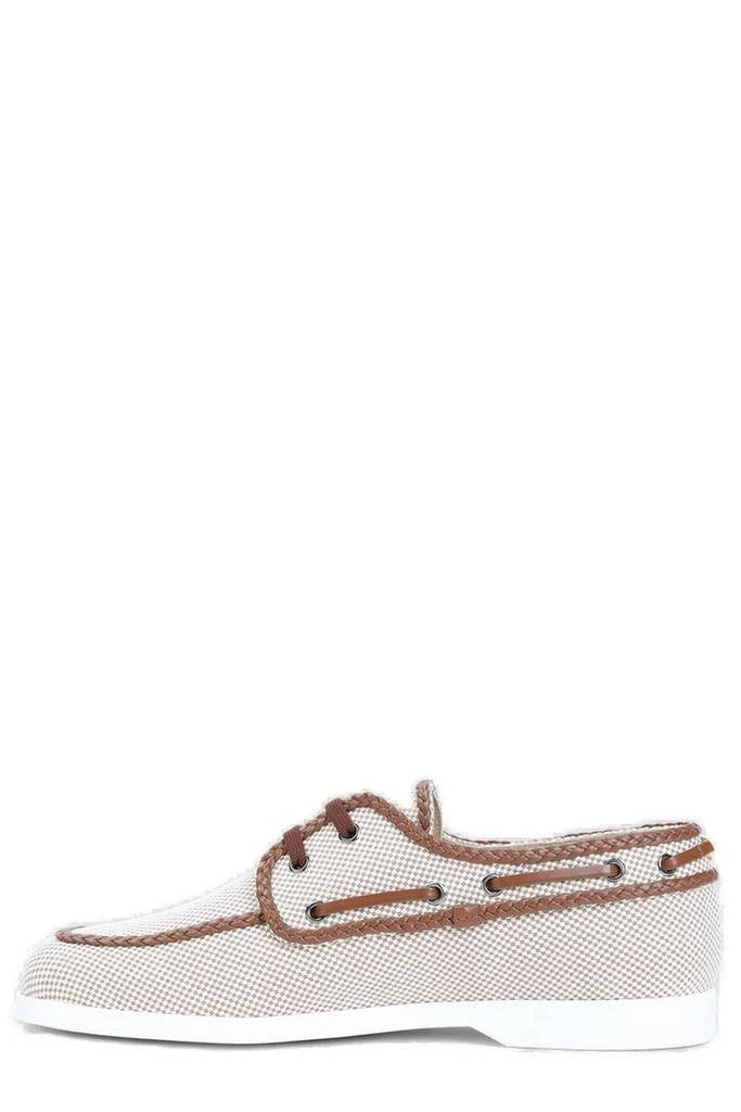 Shop Valentino Palm Avenue Almond Toe Boat Shoes on Sale at BeyondStyle ...