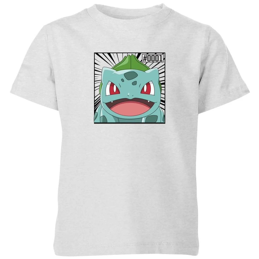 Original Hero Pokémon Pokédex Bulbasaur #0001 Kids' T-Shirt - Grey ...