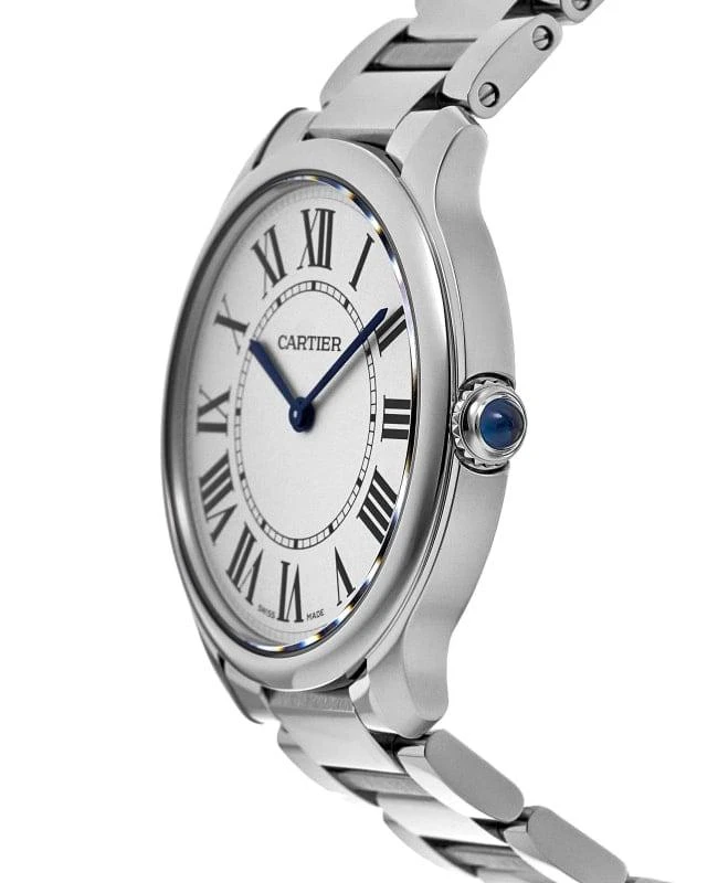 Cartier Cartier Ronde Must De Cartier 36mm Silver Dial Steel Women's ...
