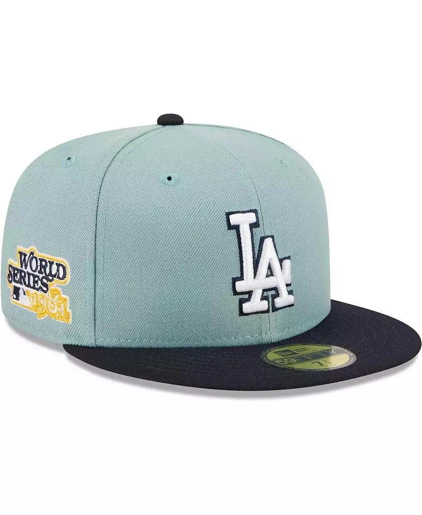 Men's Light Blue, Navy Los Angeles Dodgers Beach Kiss 59FIFTY Fitted ...