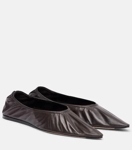 Liisa leather ballet flats – On Sale Now with Up to 56% Off | Discover ...