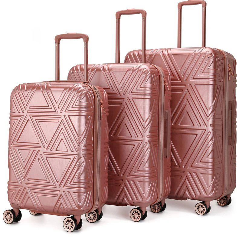Badgley Mischka Luggage Contour 3 Piece Expandable Luggage Set STANDARD ...