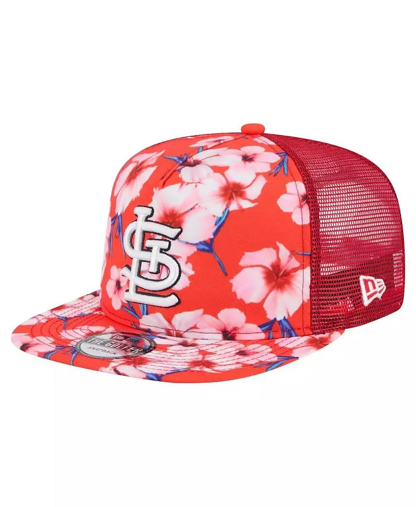 New Era Men's Red St. Louis Cardinals Adventure Pattern Golfer Trucker ...