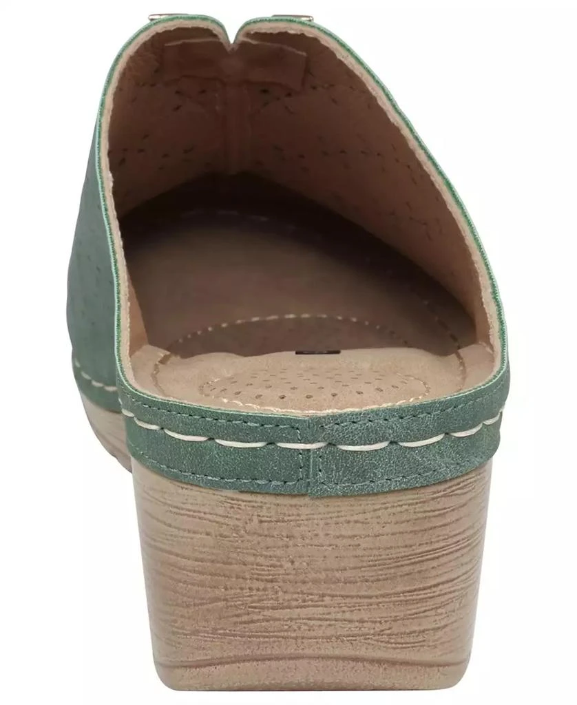GC Shoes Women's Camille Perforated Wedge Mules - Slippers - Free ...